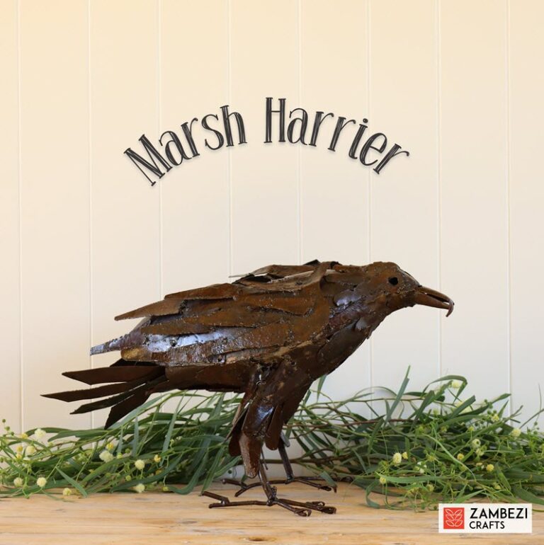 Marsh Harrier - Recycled Metal - Zambezi Crafts